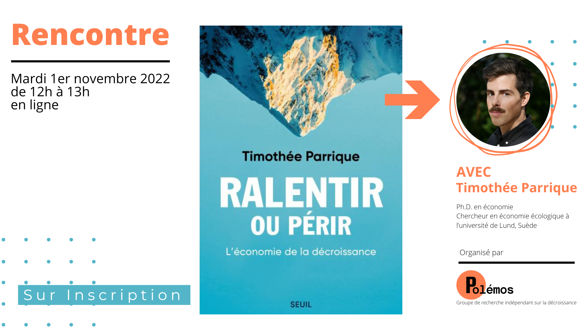 Polémos invite timothée parrique | WEBINAIRE – Polémos